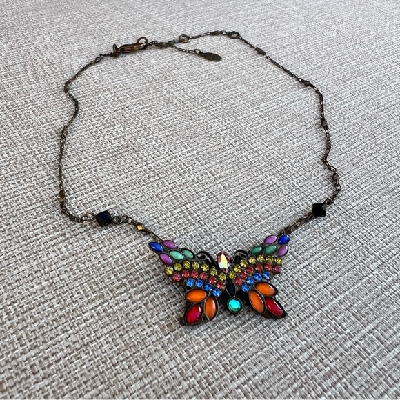 Sorrelli | Jewelry | Sorrelli Multicolor Butterfly Necklace | Poshmark